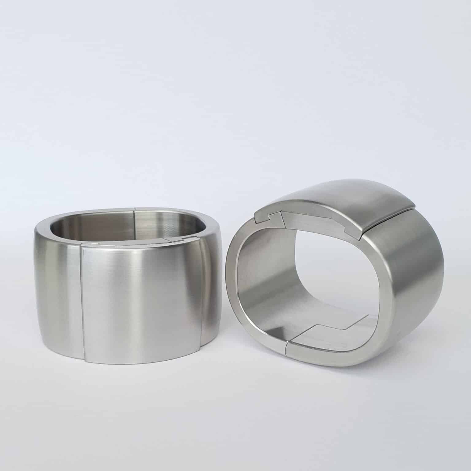 50mm Cuffs Stainless Steel (ringless) | Swedish Collar