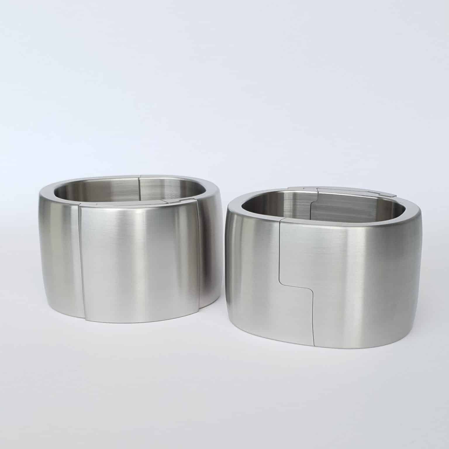 50mm Cuffs Stainless Steel (ringless) | Swedish Collar