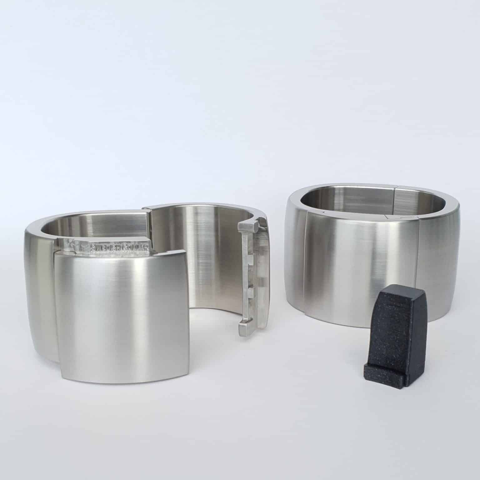 50mm Cuffs Stainless Steel (ringless) | Swedish Collar
