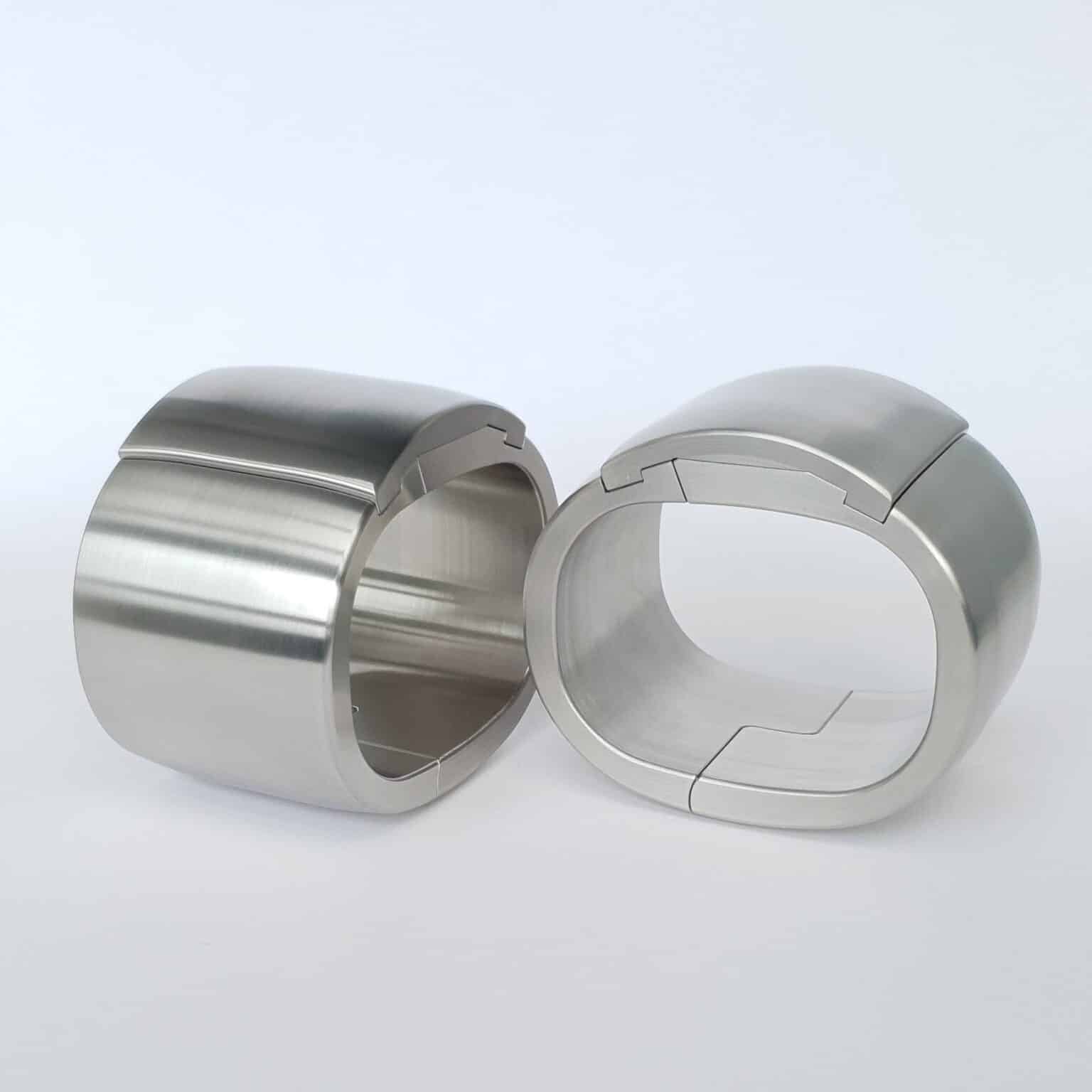 50mm Cuffs Stainless Steel (ringless) | Swedish Collar