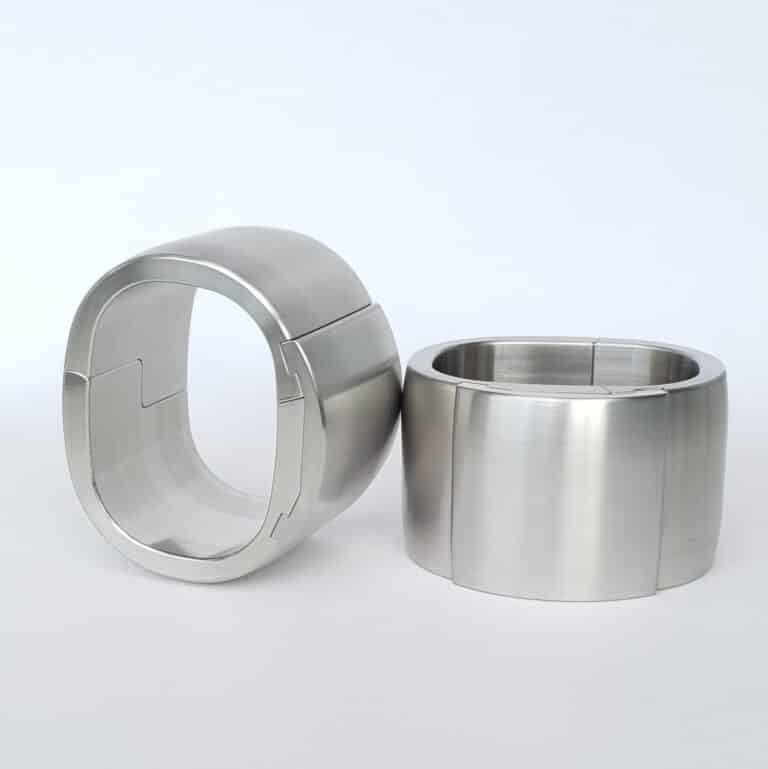 50mm Cuffs Stainless Steel (ringless) | Swedish Collar
